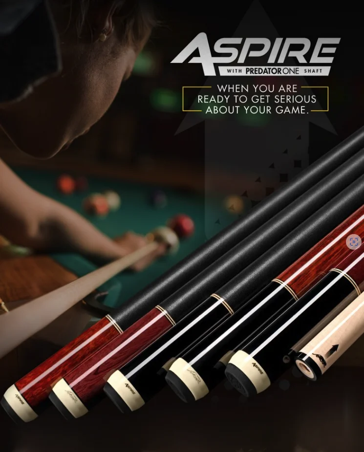 Official-PREDATOR-Aspire-Billiard-Pool-cue-Stick-High-quality ...
