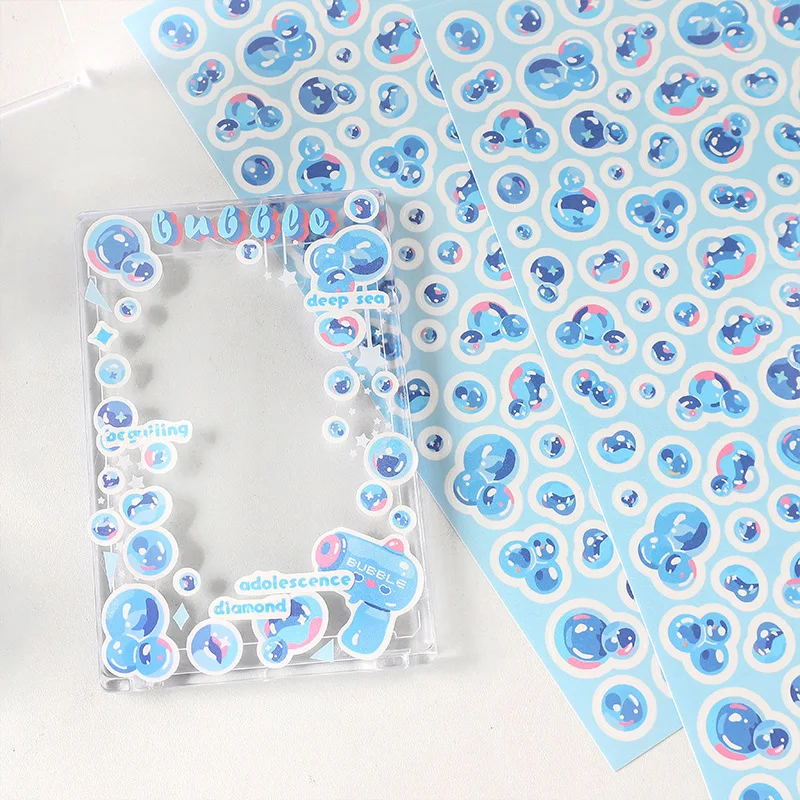 MOHAMM-1-Sheet-Shiny-Colorful-Bubbles-Photocard-Stickers-for-Photo-Card ...