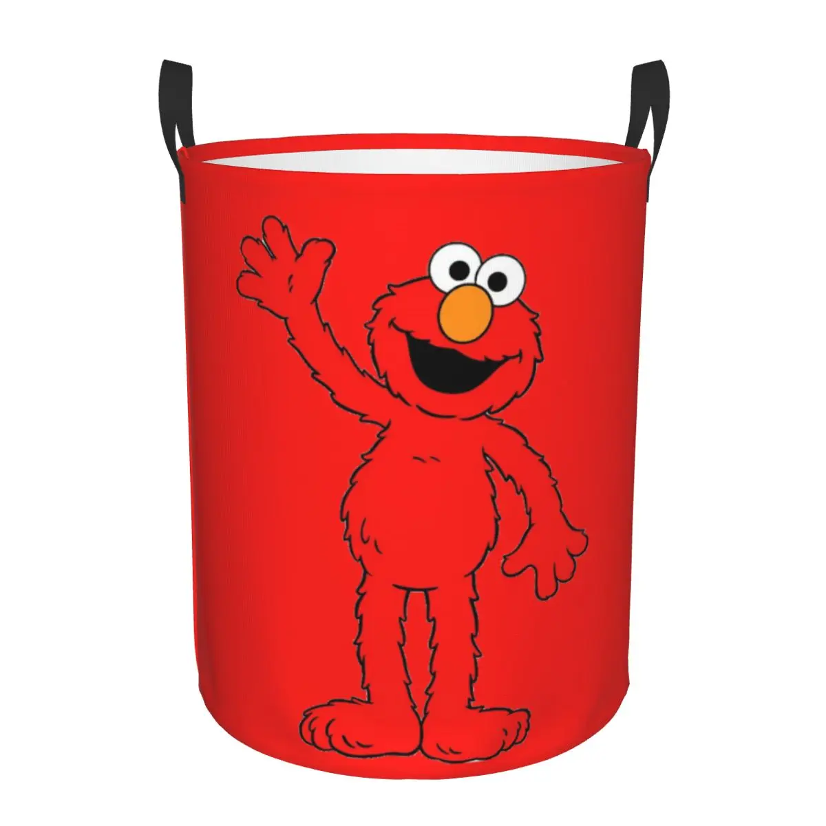 Custom-Sesame-Street-Laundry-Basket-Collapsible-Elmo-Cartoon-Baby ...