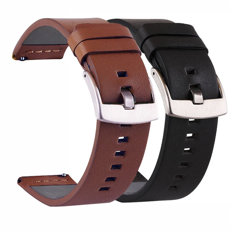 20 22mm Leather Straps For Huawei Watch GT 3 Strap 42mm Amazfit GTS 2 ...