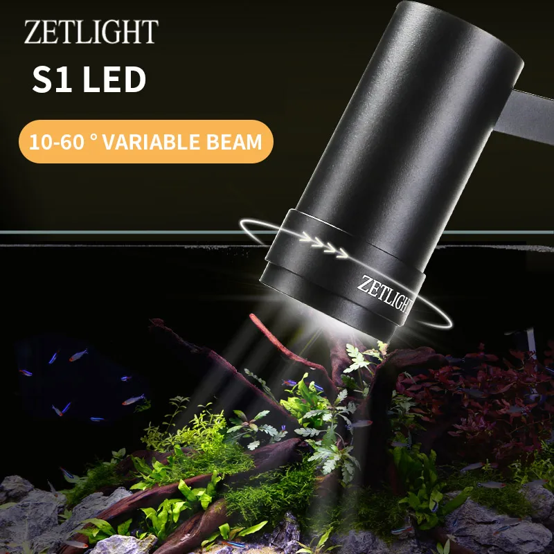 Zetlight-S1-LED-South-American-Tank-Spot-Light-Fish-Tank-Landscape ...