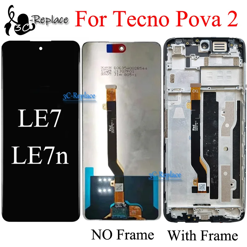 Pantalla-LCD-Original-de-6-9-pulgadas-para-TECNO-Pova-2-LE7-LE7n ...