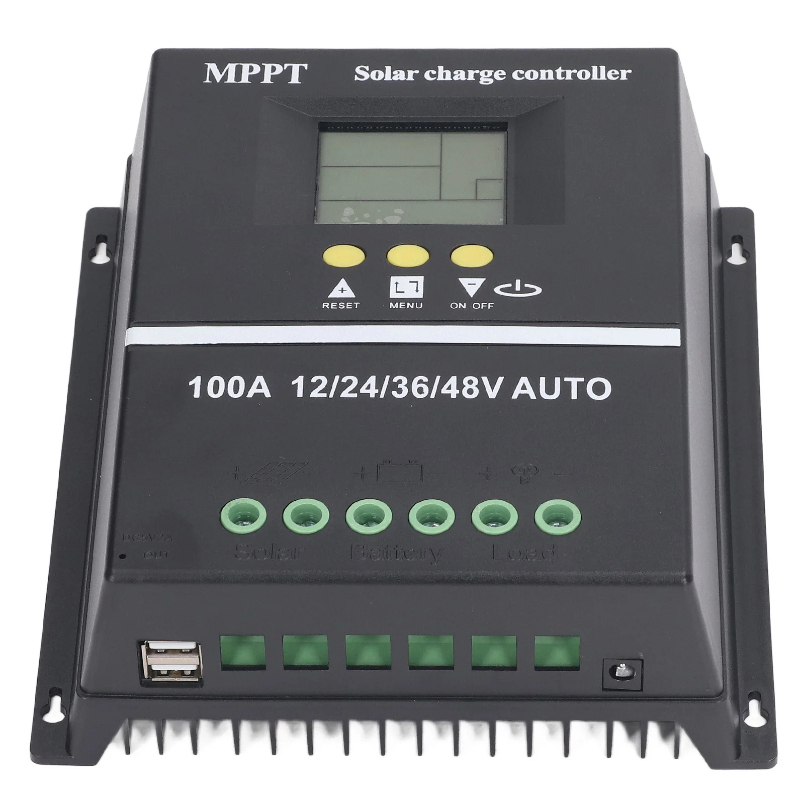 MPPT-Solar-Charge-Controller-Dual-USB-Port-Backlit-LCD-Display-Solar ...