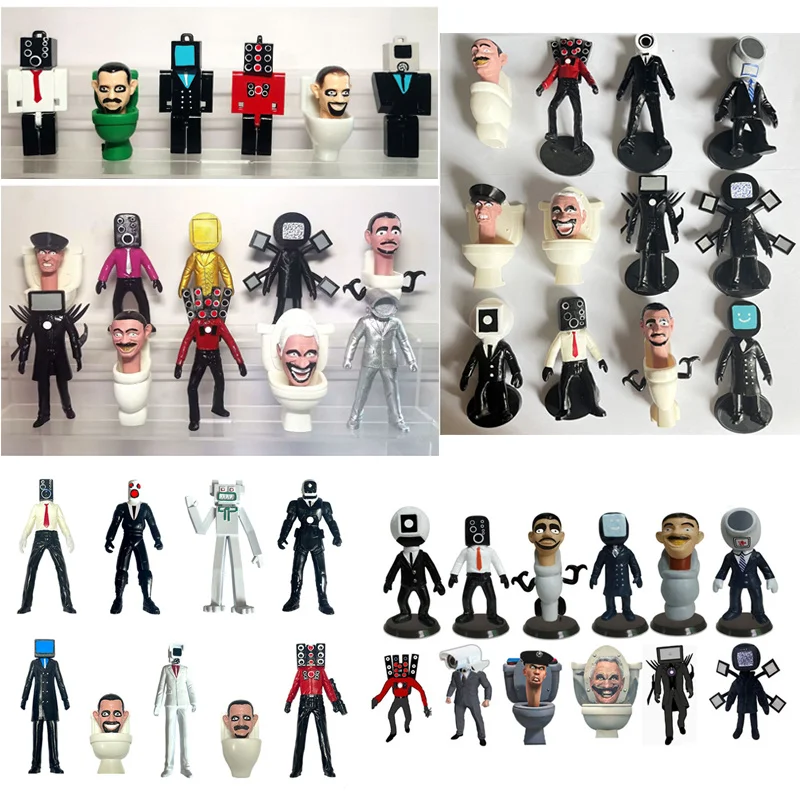 9-Style-Skibidi-Toilet-Action-Figure-Toilet-Man-Monitor-Cameraman ...