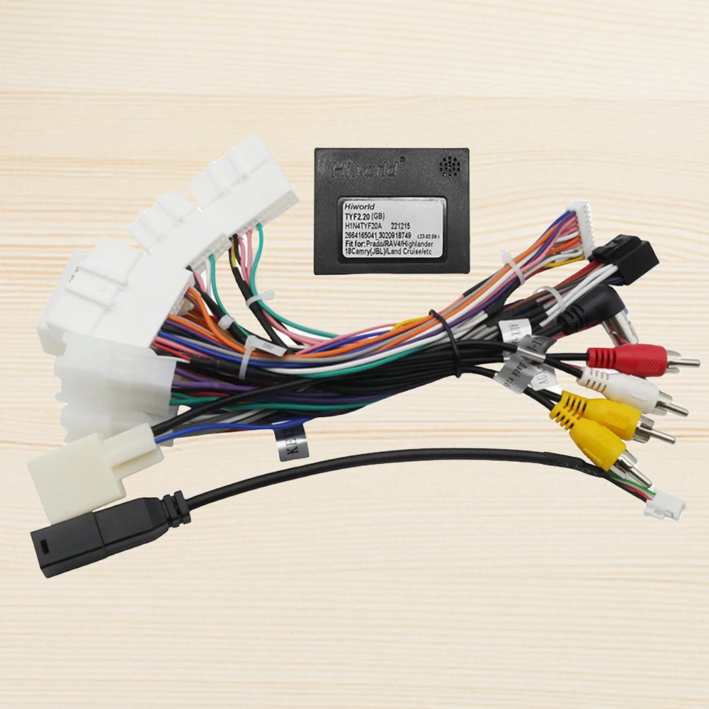 Kabel-gebundener-Kabelbaum-adapter-Canbus-Box-Radio-Kabelbaum-Auto-Stereo-Audio-Power-Kabelbaum ...