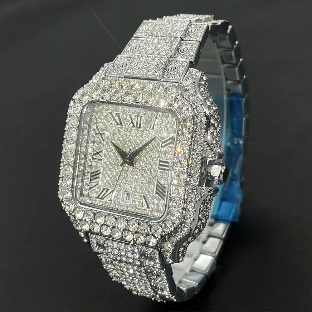PLADEN-Rel-gio-quartzo-gelado-de-luxo-para-homens-j-ias-com-diamante ...