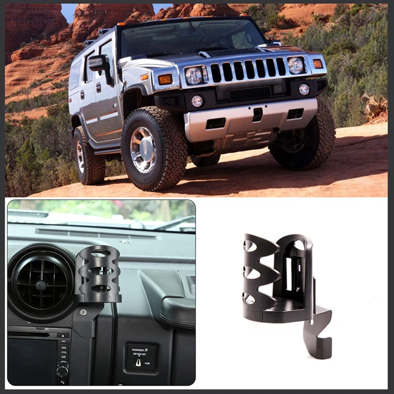 ABS/Carbon Steel Black for Hummer H2 2003 2007 Car Center Console ...