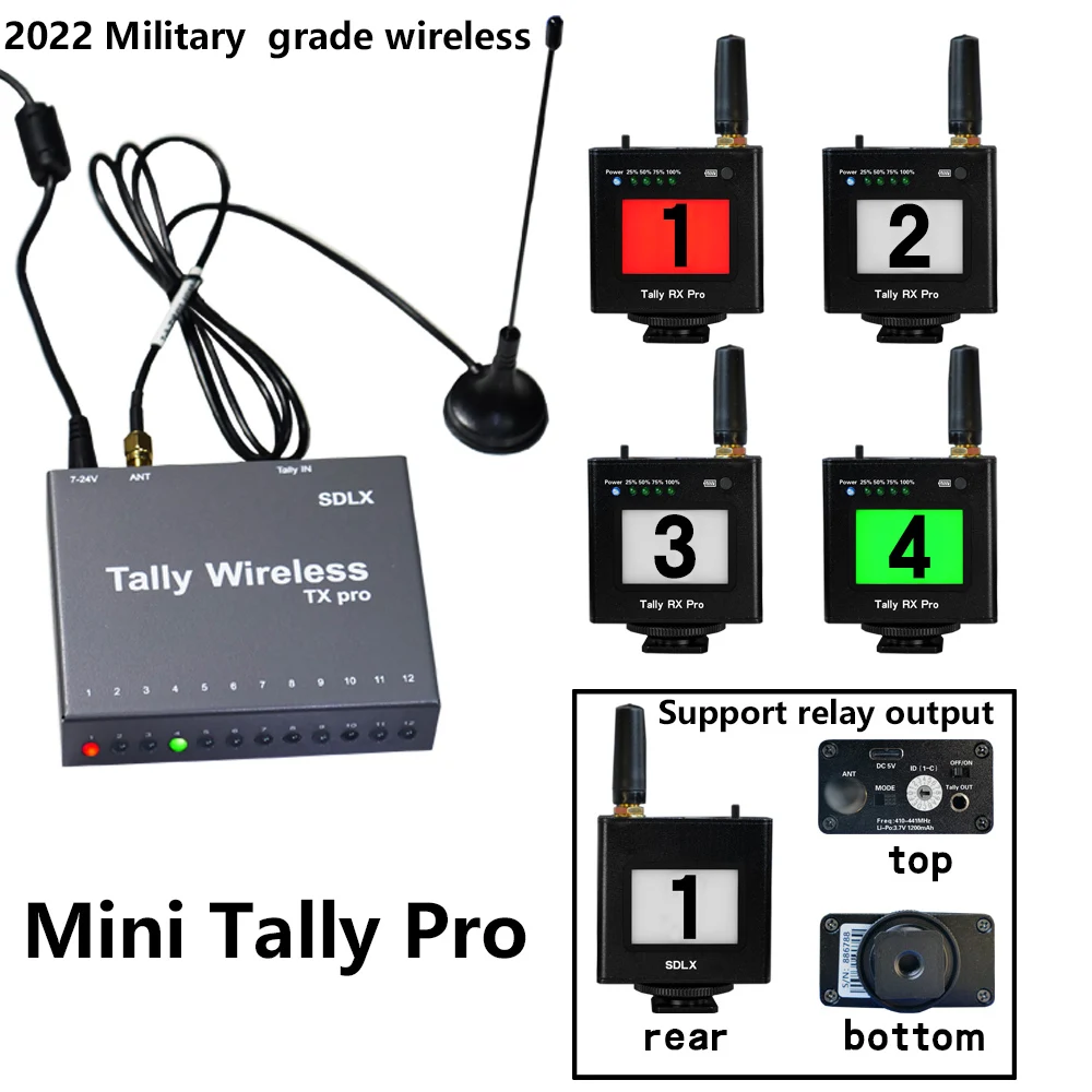 SDLX-Tally-pro-Wireless-Tally-Light-System-Military-grade-wireless ...