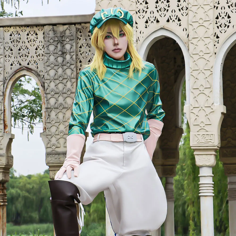 Diego Brando Cosplay Costumes Anime Uniform Steel Ball Run Outfit ...