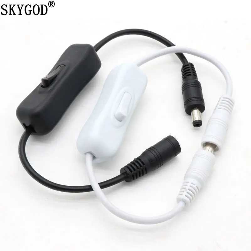 1/5/10Pcs Light Switch DC 12V Male And Female Power Cord DC Connector ...