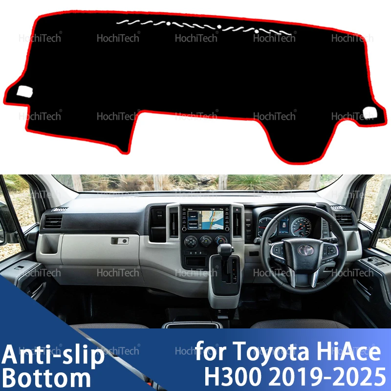 For Toyota HiAce H300 2019-2025 Car Dash Board Cover Dash Mat Sun Shade ...