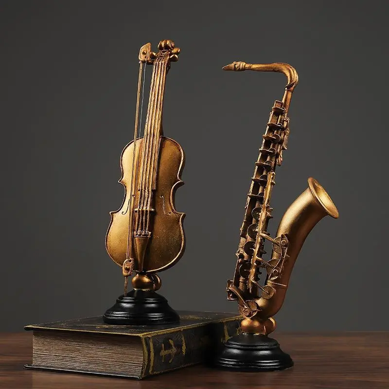 Saxofone-em-miniatura-de-cobre-modelos-de-saxofone-instrumentos ...