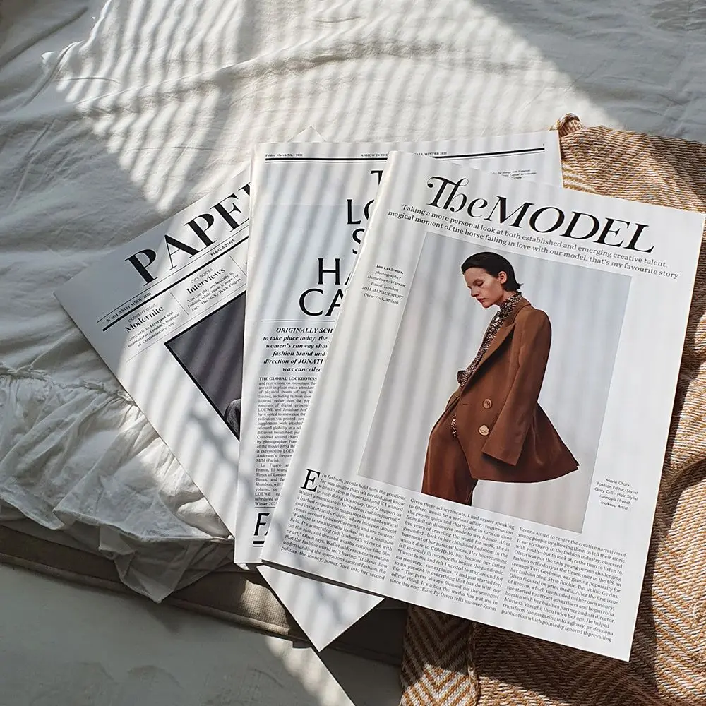 English Newspaper Poster Photo Magazines Magazine Style Newspaper ...