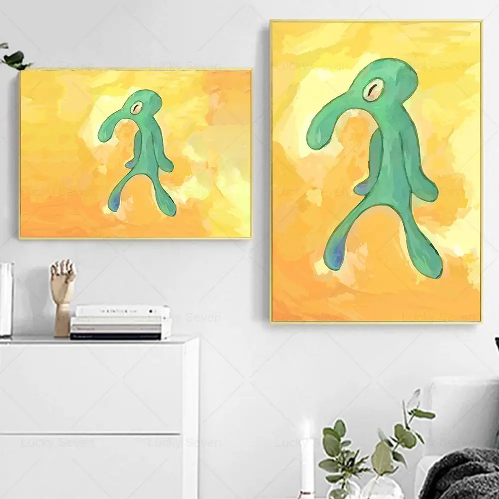 Squidward Art