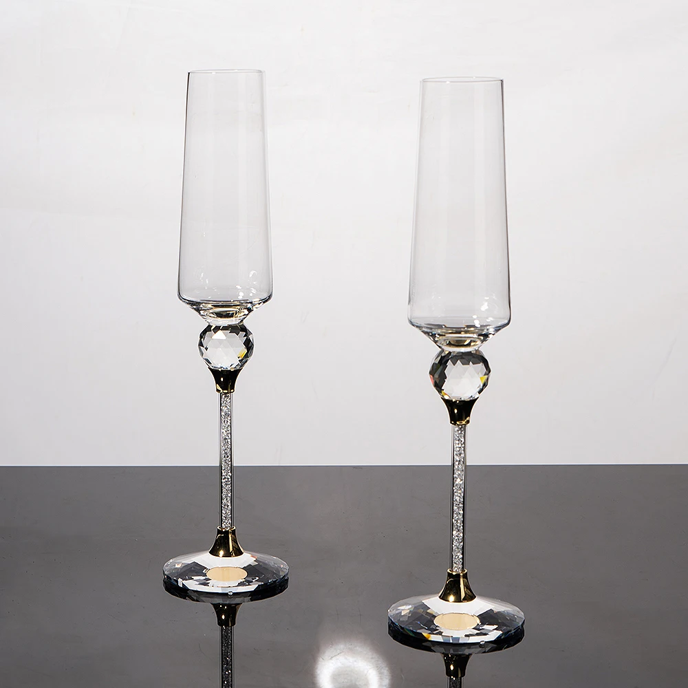 Lead-Free-Crystal-Champagne-Glasses-Convex-Bottom-Burgundy-Bordeaux ...