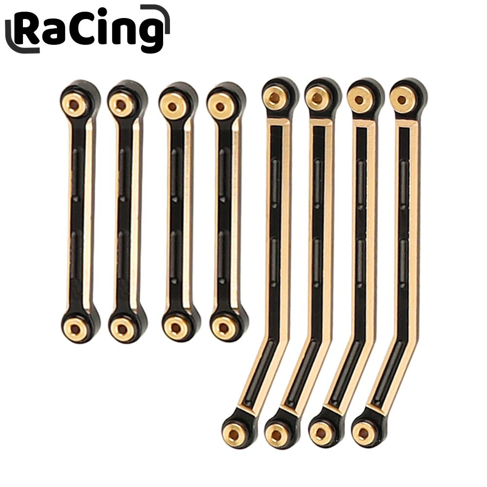All Brass Black Coating Car Body Link Rod Linkage Set, Metal Peças de ...