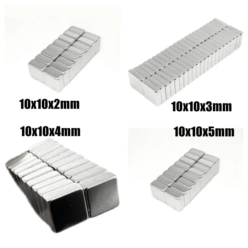 10x10x3-Neodymium-Block-Rectangular-Magnets-Super-Strong-Permanent ...
