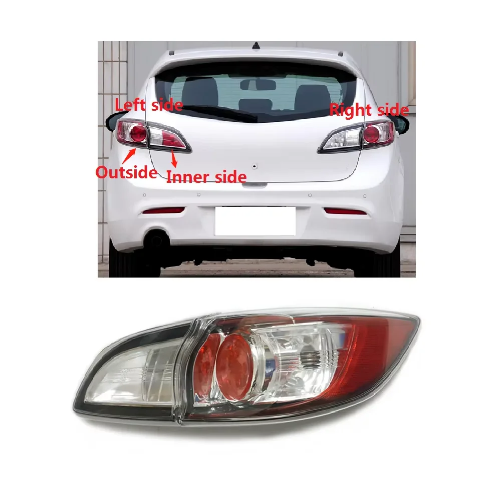 For Mazda 3 M3 1.6L 2009-2013 Hatchback Tail Light Rear Lamp Light ...