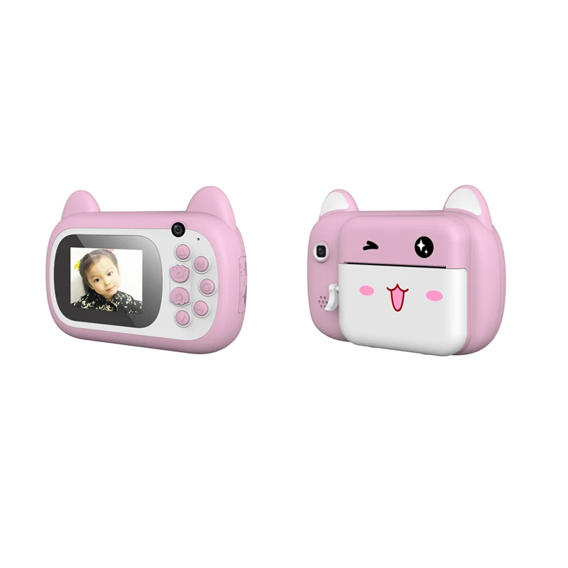 어린이용 즉석 인쇄 캠코더, 디지털 필름 카메라, 귀여운 사진 프린터, Funcam 미니 비디오 레코더, 생일 선물 ...