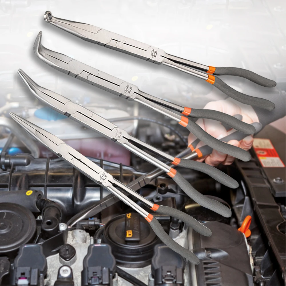 13-Inches-Multifunctional-Pointed-Nose-Pliers-Multi-joint-Long-Handle ...