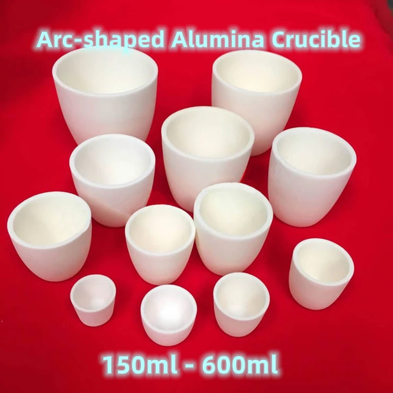 150ml 200ml 250ml 300ml 500ml 600ml Alumina Crucible 99% Al2O3 Arc ...