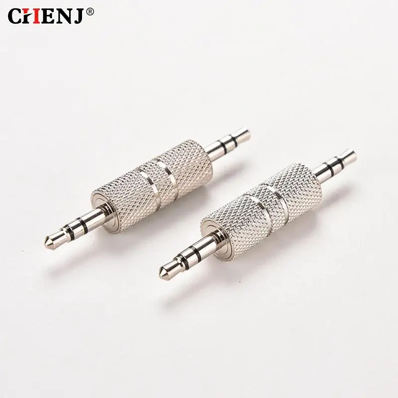 1PC-Sliver-3-5mm-Stereo-Male-to-Male-Audio-Jack-Plug-Headphone-Adapter ...