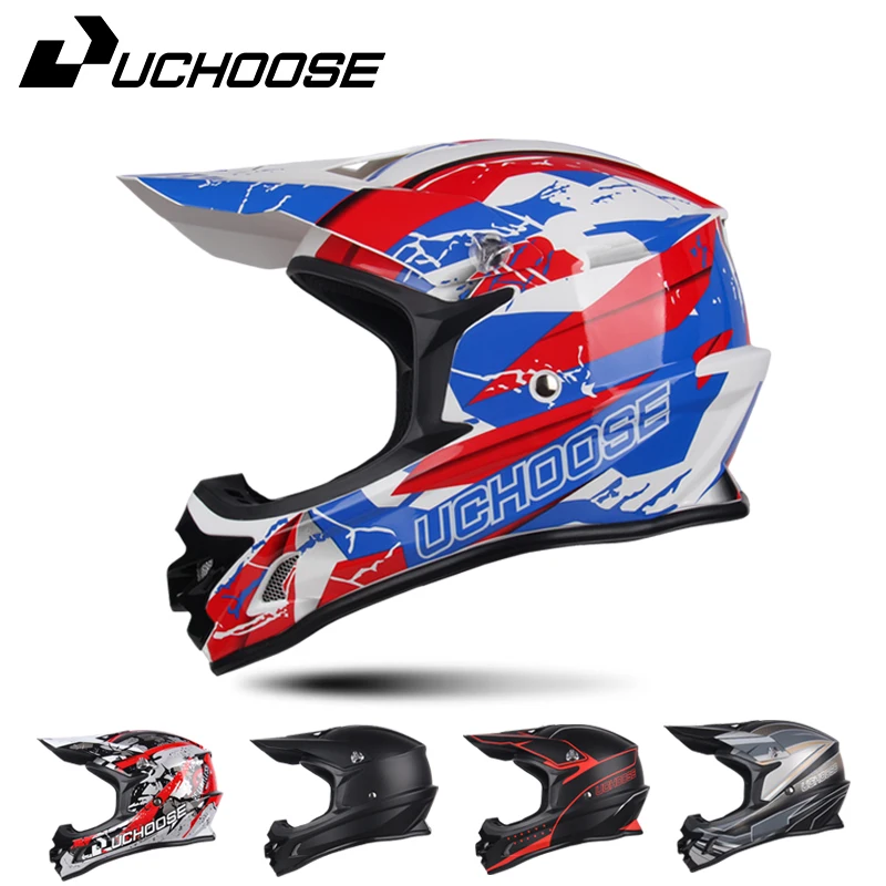 Kaski-w-kropki-Motocross-Kask-Cross-Downhill-Soporte-Casco-Kask-off ...