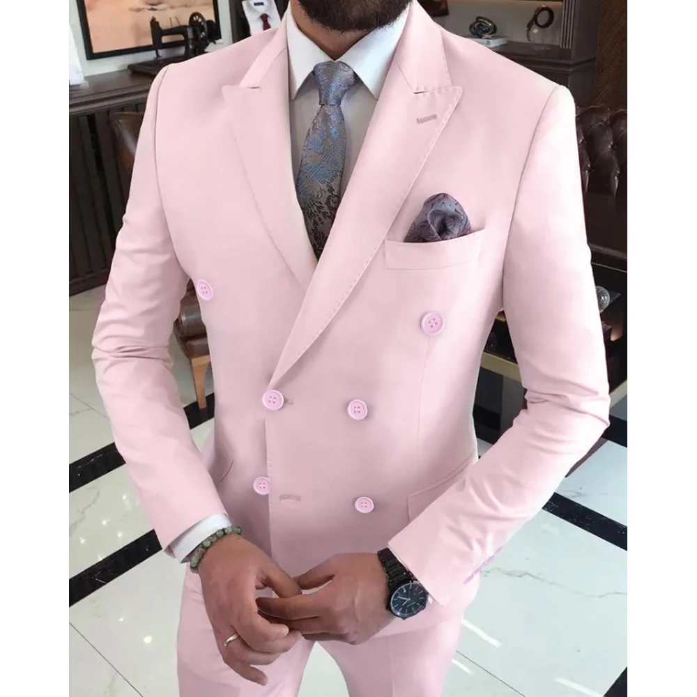 Prom-Party-Men-Suits-Luxury-Male-Clothing-Double-Breasted-Peak-Lapel ...