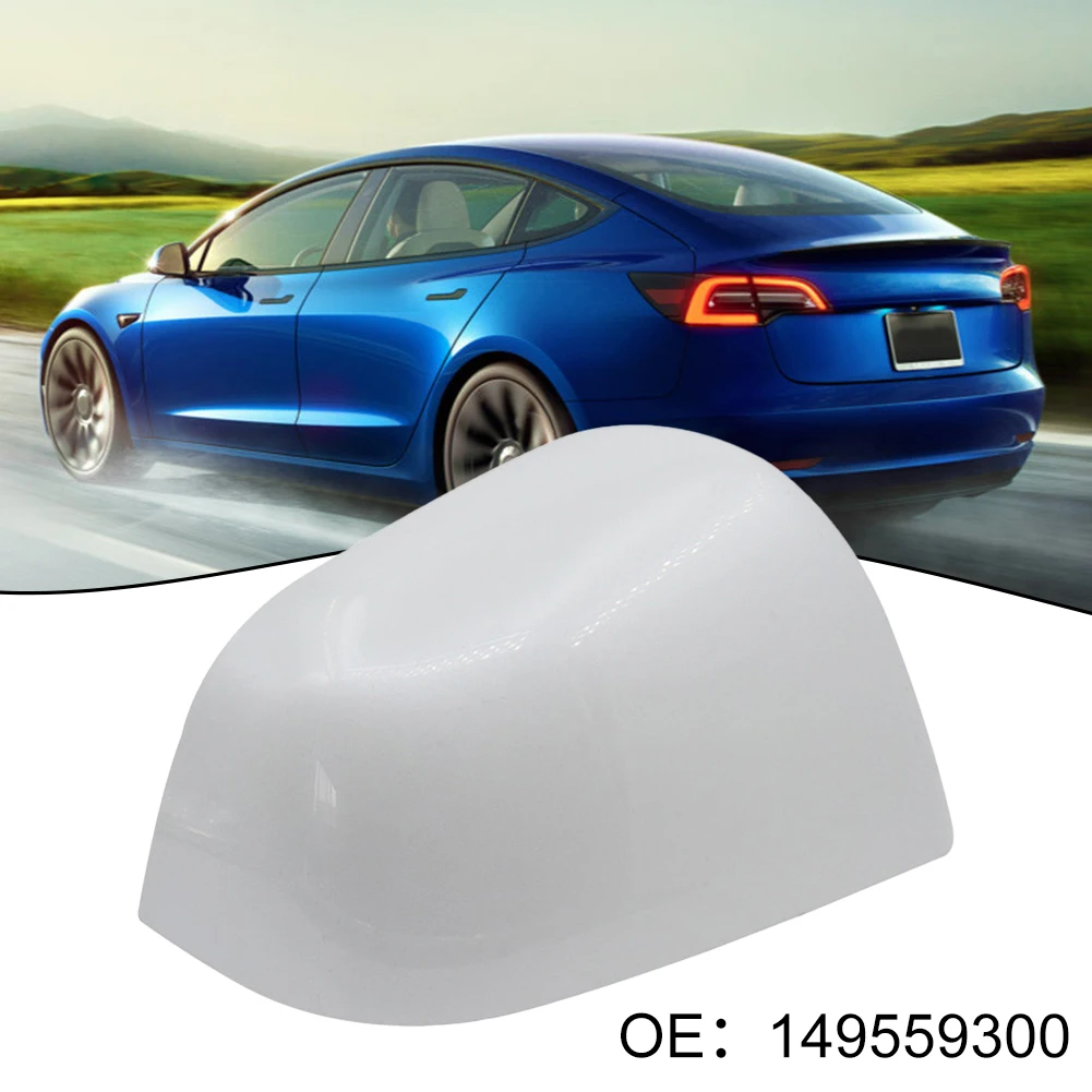 For-Tesla-Model-Y-2021-2022-2023-Rear-Mirror-Cap-Left-Right-Side-Door ...