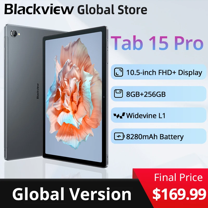 Global Version Blackview Tab 15 Pro Tablet Android Pad Octa Core 8gb ...