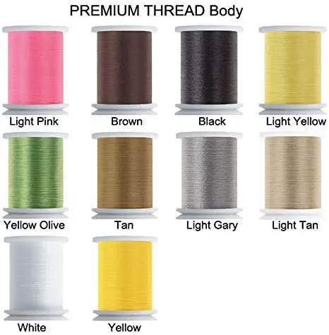 Riverruns Fly Tying Thread 72D-150D Premium Thread Body Twisted ...
