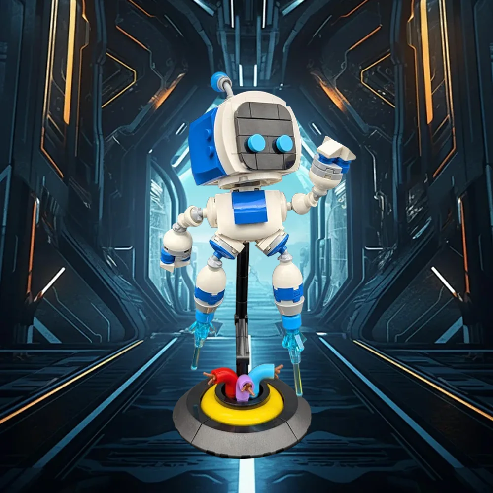 MOC-Astro-Bot-Model-Bouwstenen-Kosmisch-Avontuur-Spel-Figuur-Redding ...