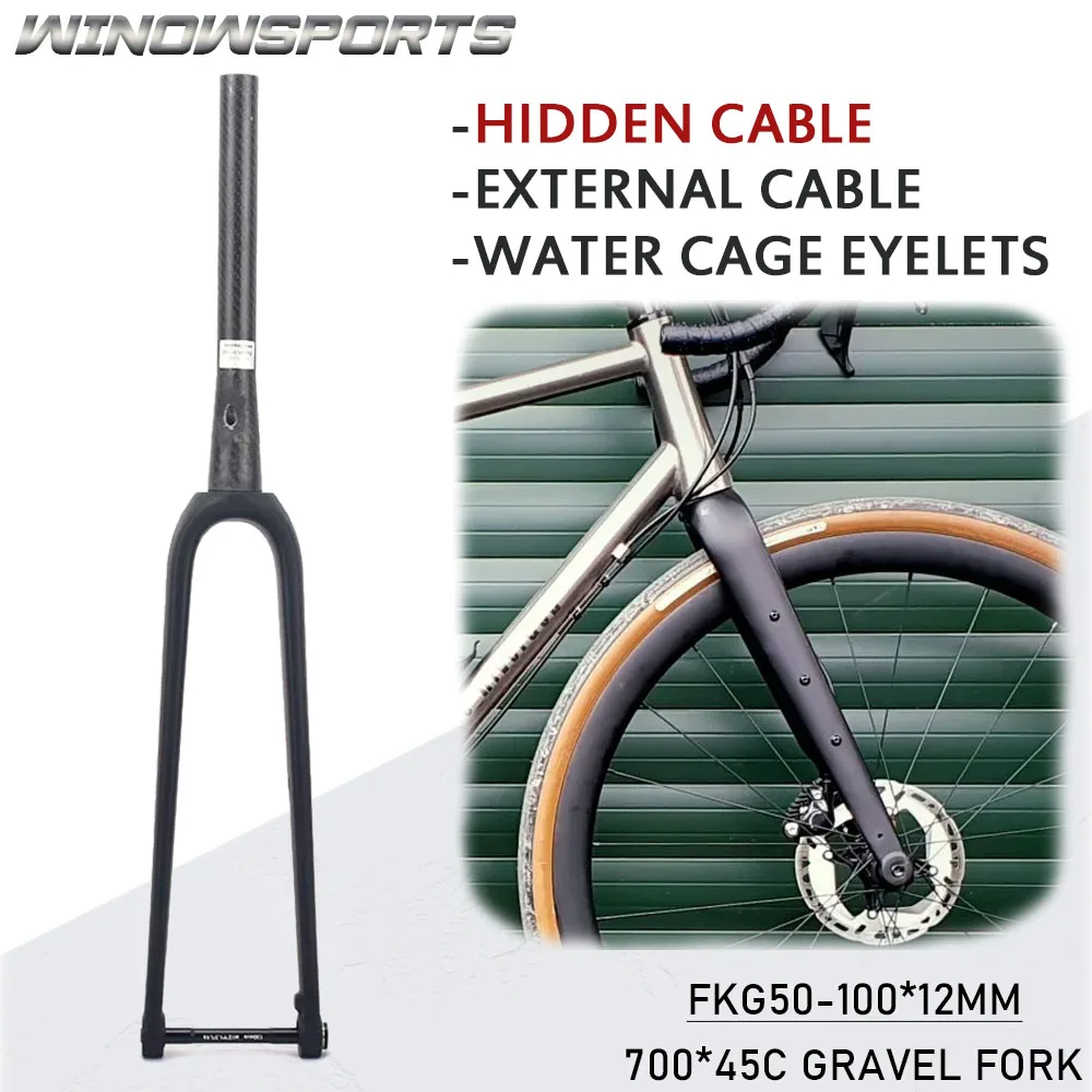 Cyclocross-Bike-Full-Carbon-Ultralight-Road-Bike-Fork-45C-Gravel-Carbon ...