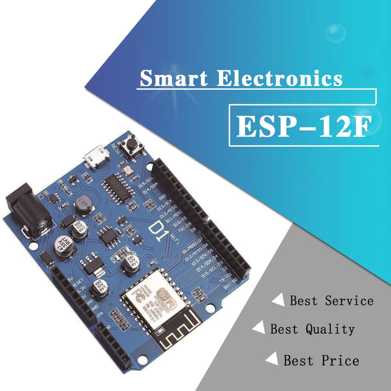 Smart Electronics Esp-12f Wemos D1 Wifi Uno Based Esp8266 Shield For ...