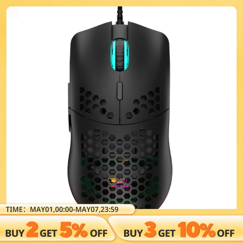 M1-Wired-Lightweight-Gaming-Mouse-69g-Ultralight-Honeycomb-Shell-RGB ...
