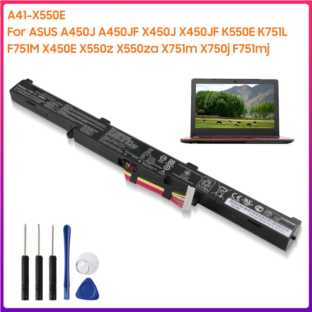Original-Replace-Battery-A41-X550E-For-ASUS-A450J-A450JF-X450J-X450JF ...