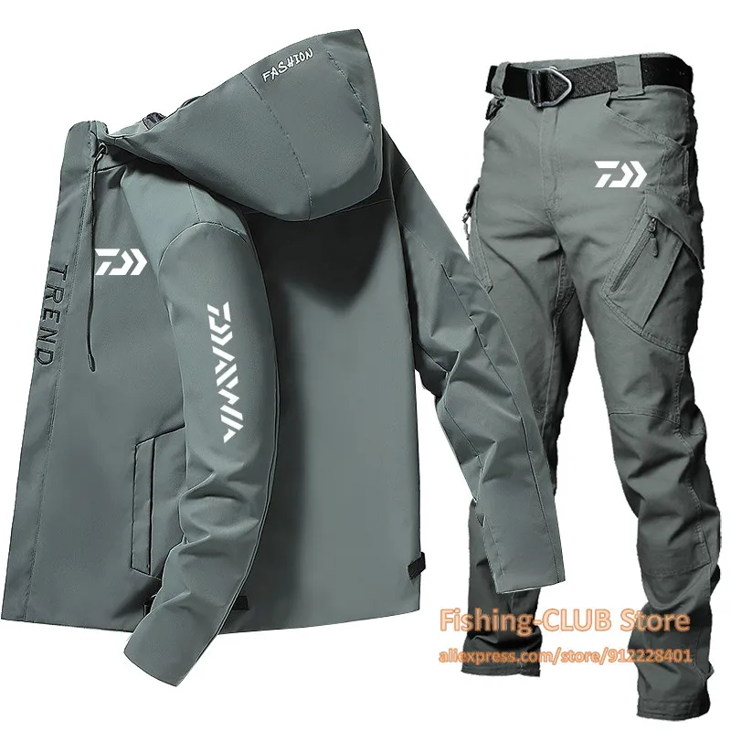 Daiwa New Mens Fishing Clothes Suit High Quality Spring Summer Sun Protection Jacket Tactical ...