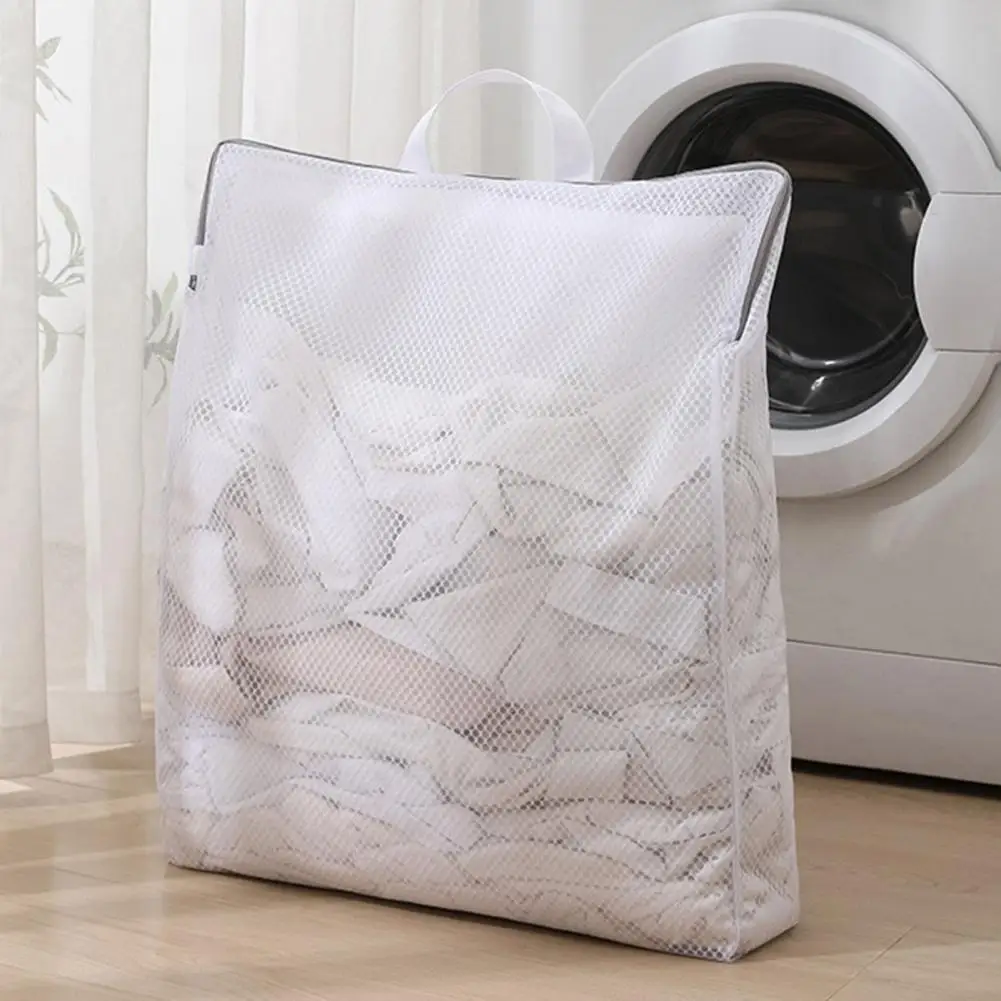 Clothing-Washing-Bag-Mesh-Washing-Bag-Capacity-Foldable-Zippered-Mesh ...
