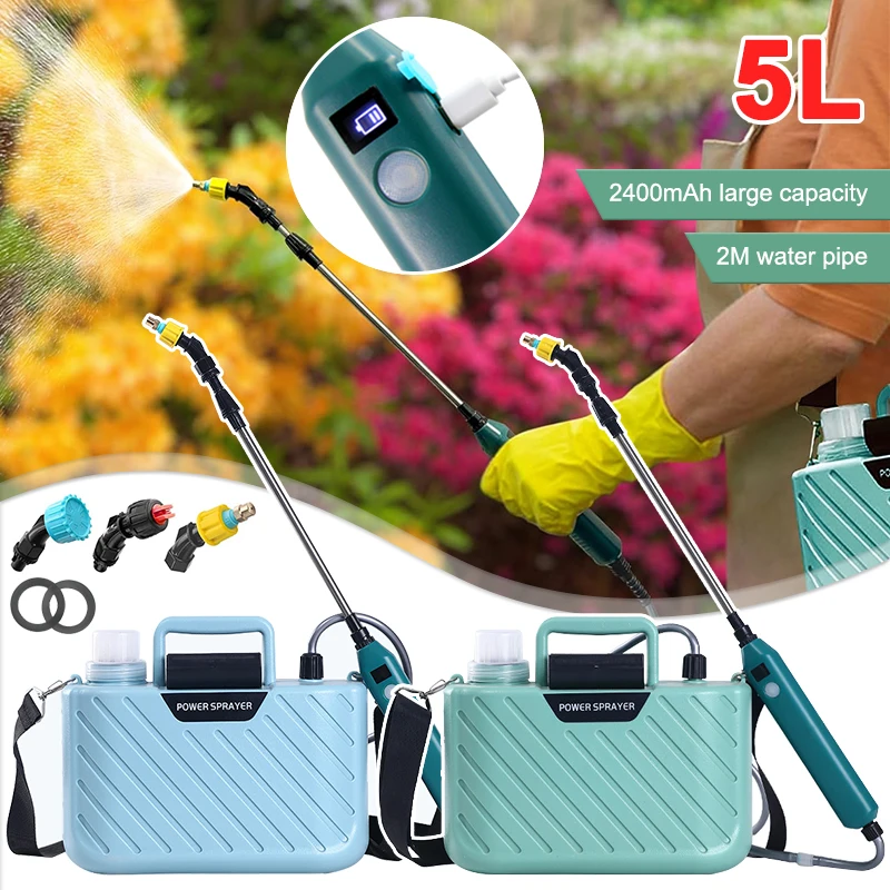 2400mAh-Battery-Powered-Garden-Electric-Pesticide-Sprayer-Plant-Mister ...