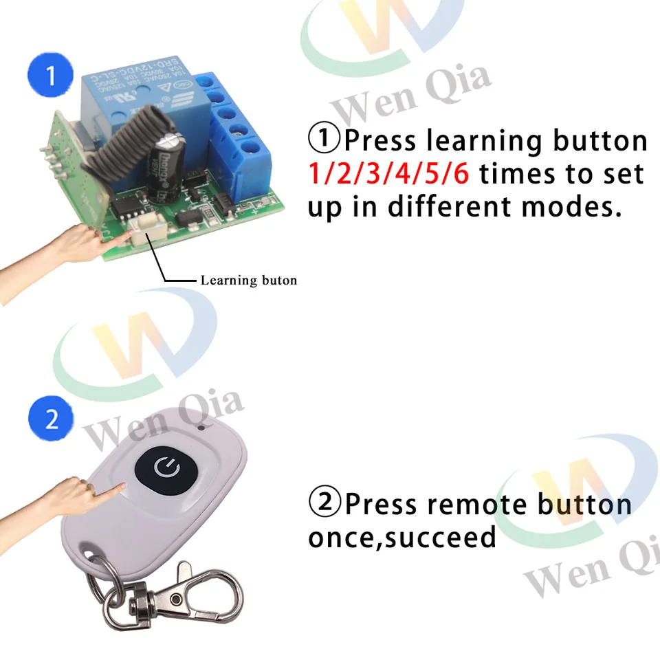 Remote Door Control Relay 24v