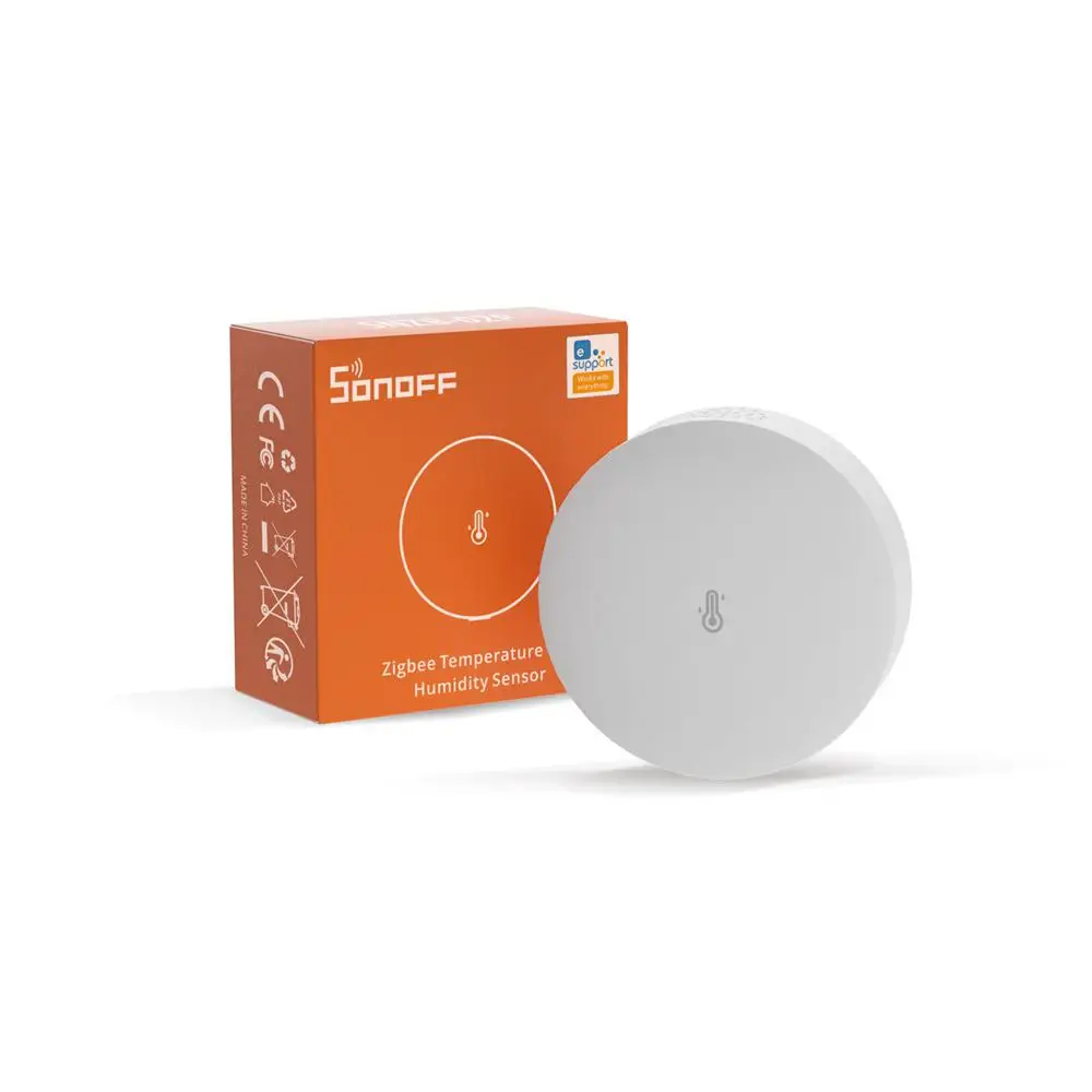 SONOFF-Sensor-de-temperatura-e-umidade-Zigbee-SNZB-02P-Monitor-de-alta ...