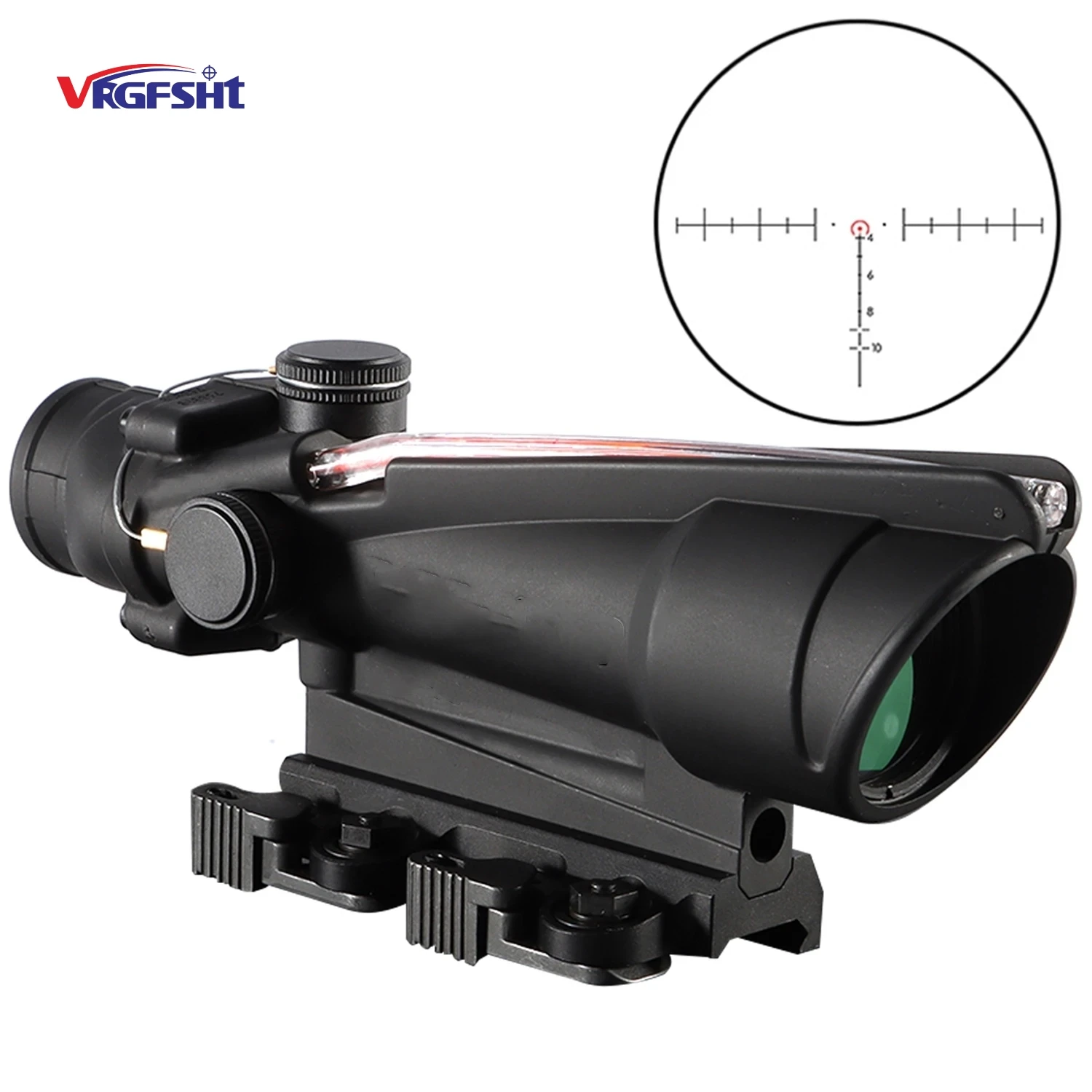 Tactical Red Light Shift 5X35 ACOG Convex Engraved LOGO Version ACOG ...