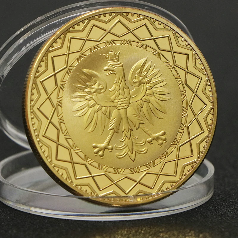 2023-New-Poland-Commemorative-Gold-Coin-Polish-Eagle-Gold-Plated-Coin ...