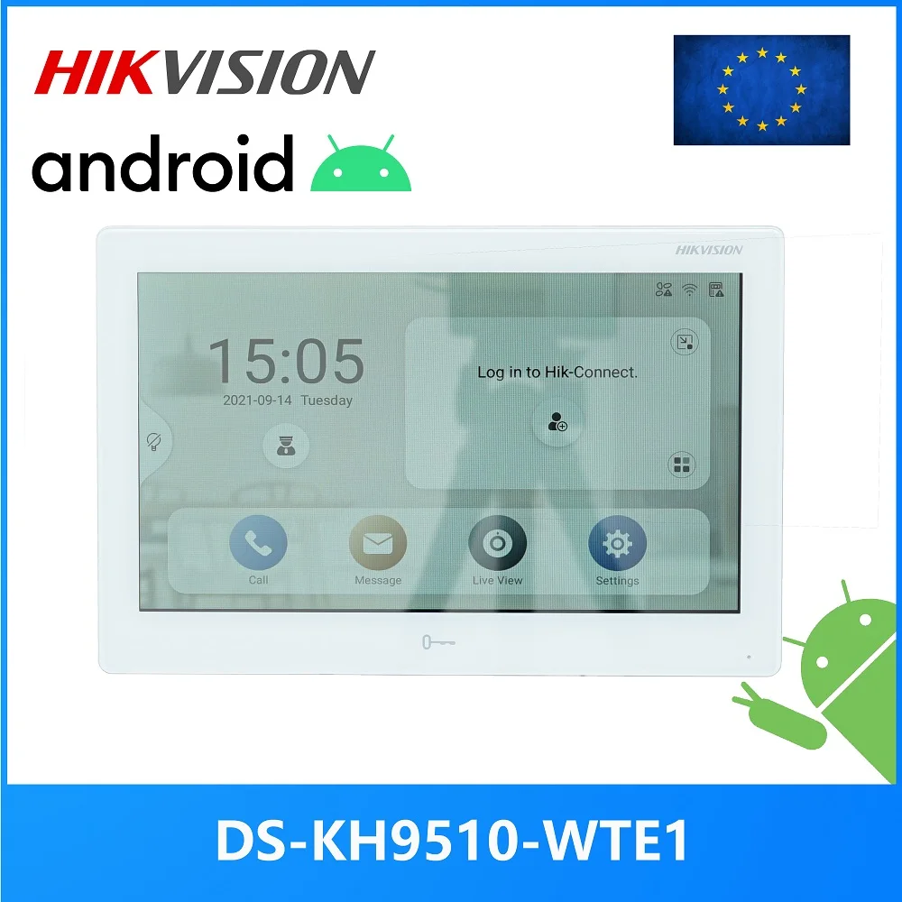 HIKVISION international version 10 inch DS KH9510 WTE1 Indoor Monitor ...