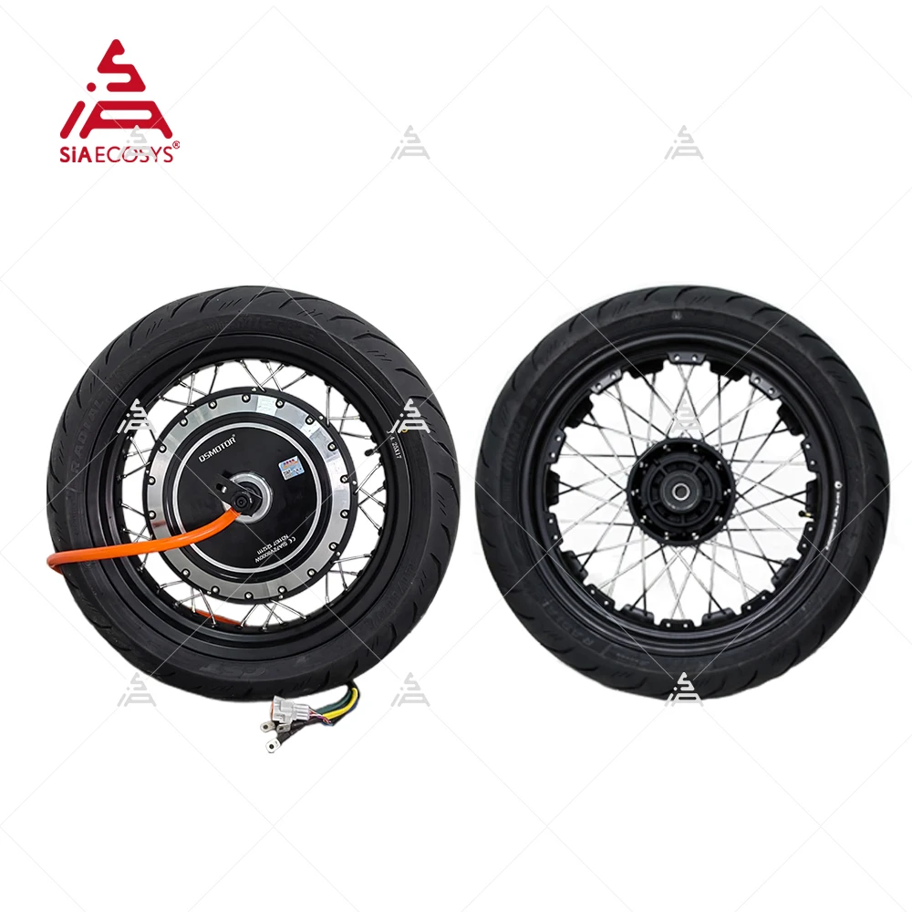 QSMOTOR 17×4.25 inch 273 8000W V3 72V 120kph High Speed E-Motorcycle ...