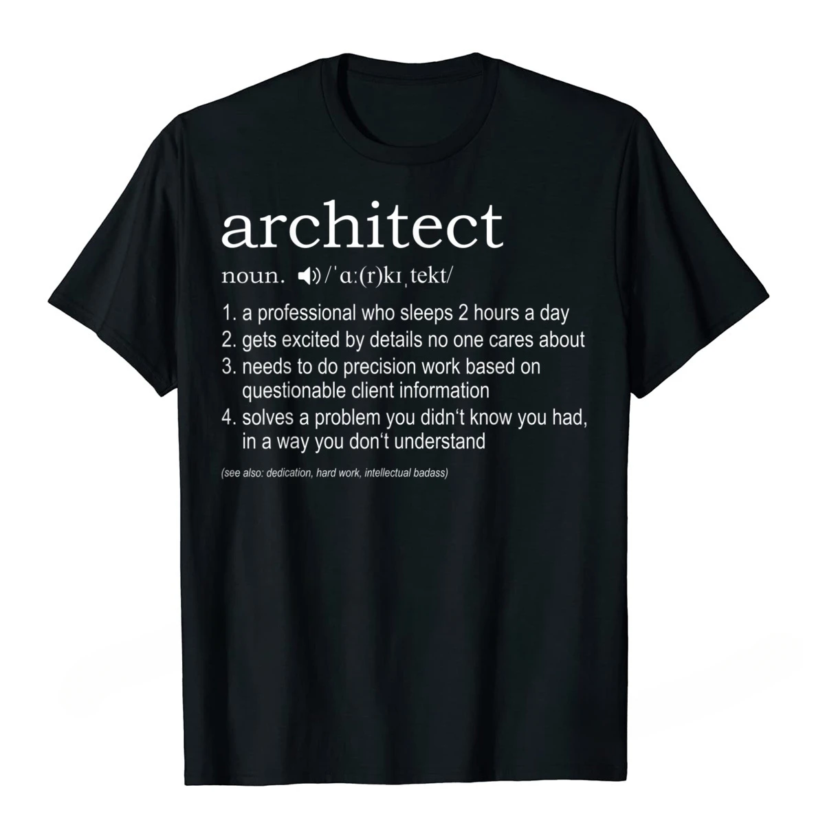 Architect-Definition-T-Shirt-Funny-Tshirt-For-Architects-Normal-Funny ...