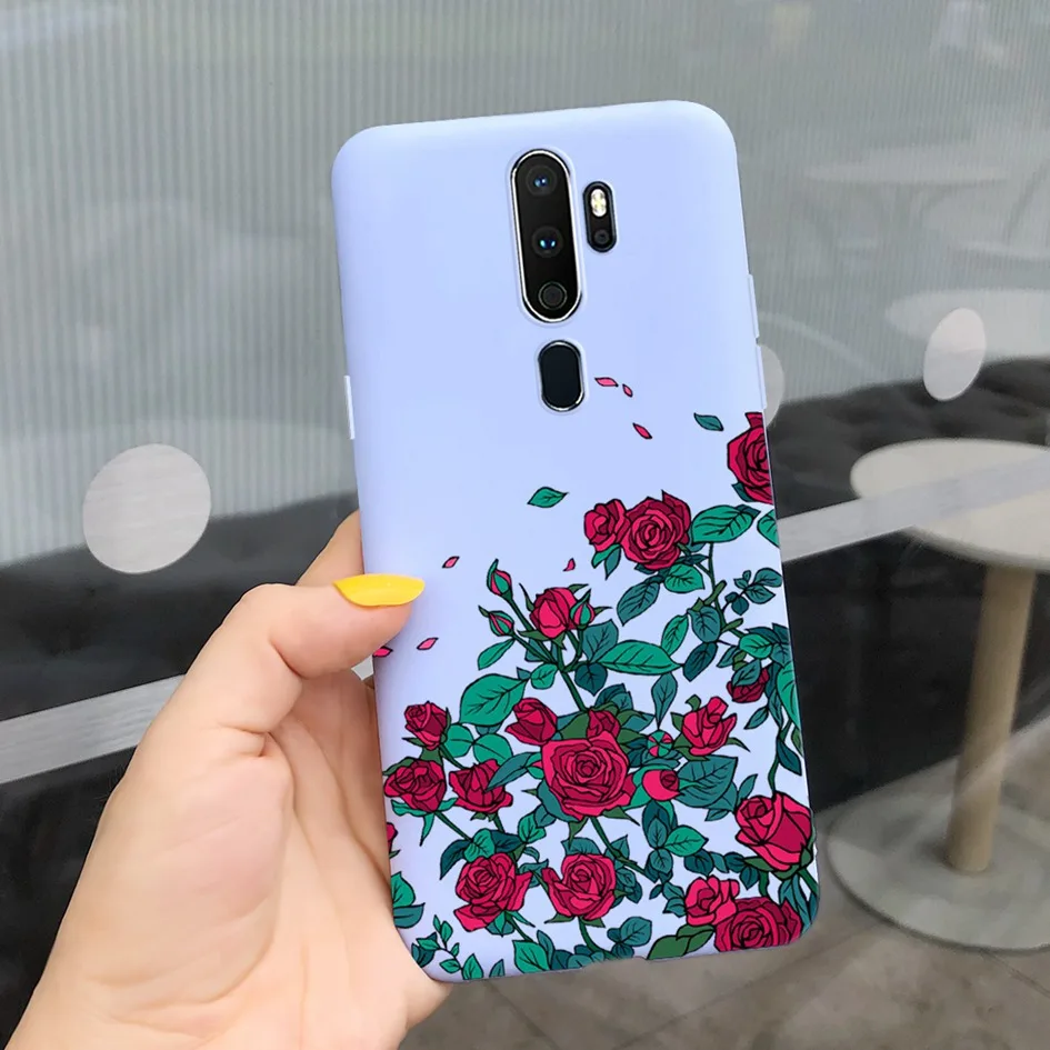 Fashion Flower Cute Painted Back Cover - Soft Protective Case for OPPO ...