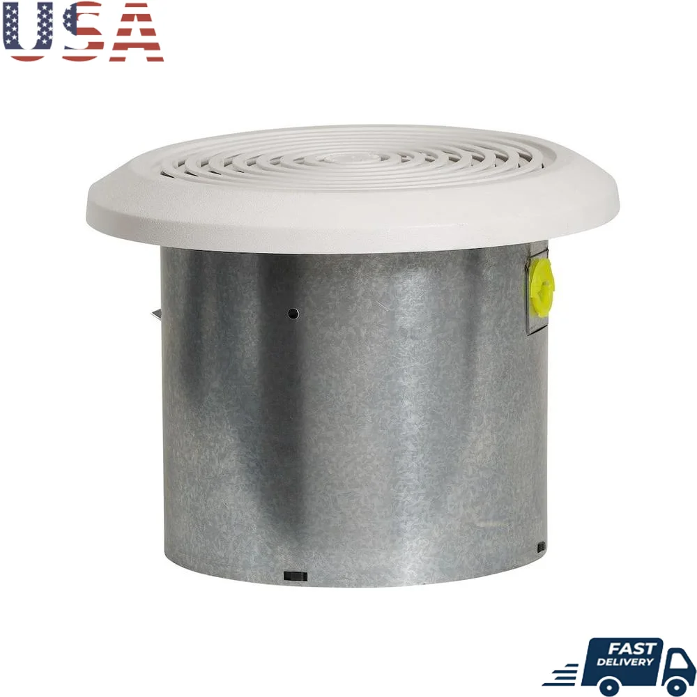 7 Inch Duct Exhaust Fan 115 CFM Quiet 35Db Bathroom Ventilation Ceiling ...