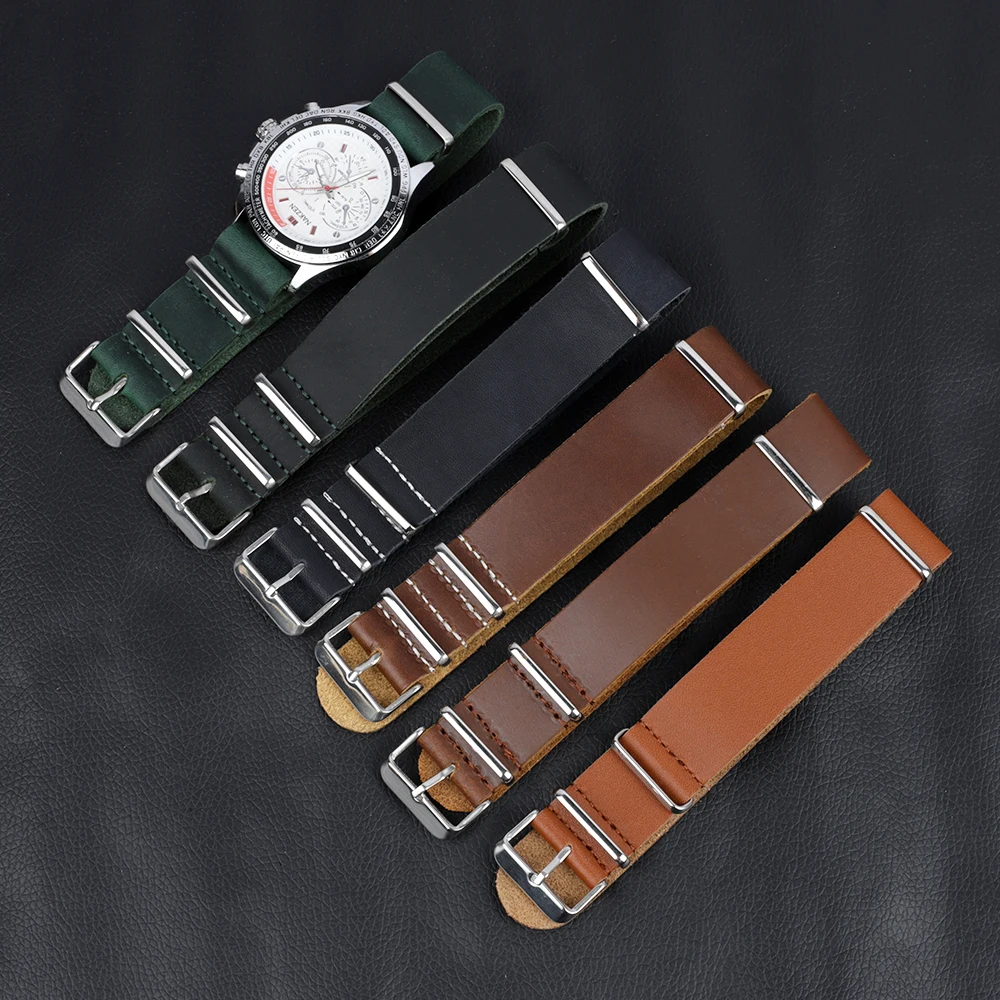 18mm-20mm-22mm-24mm-Men-Watch-Band-Black-Brown-Coffee-Watch-Strap ...