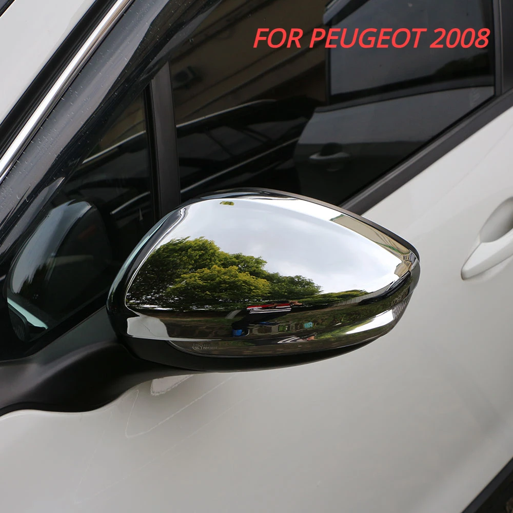 2Pcs-Car-Rear-View-Mirror-Protection-Cover-Trim-for-Peugeot-2008-2016 ...